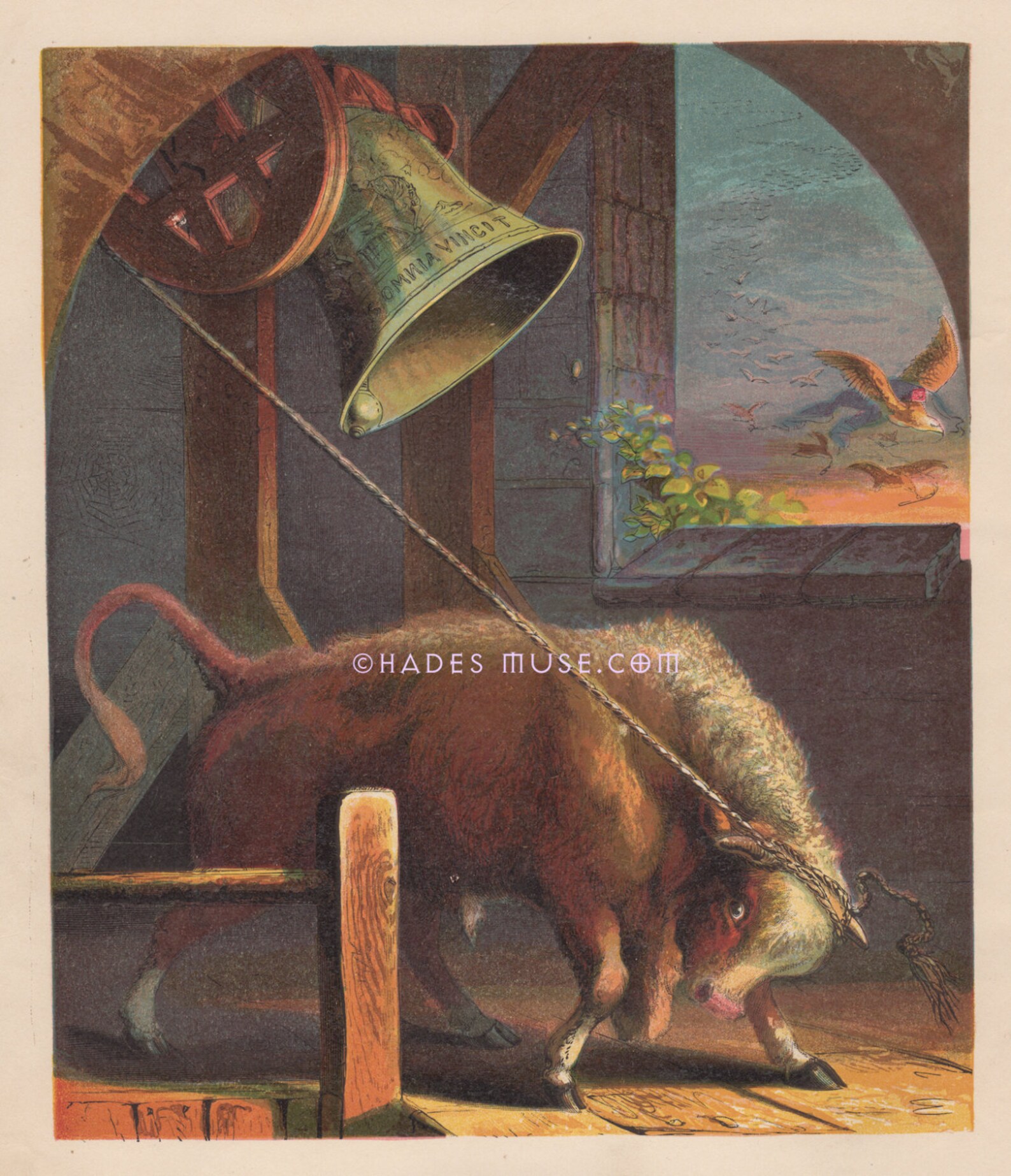 Cow Tolls Bell for Dead Bird-death-funeral-casket-mourning - Etsy