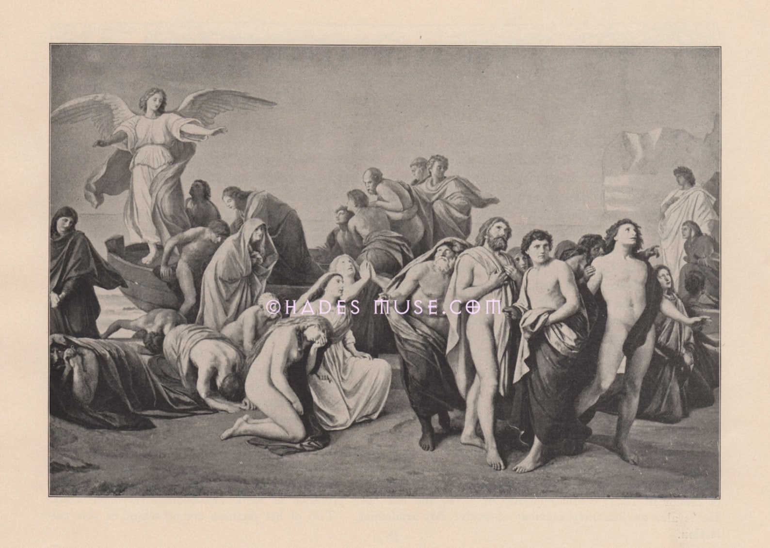 Souls in Purgatory-hell-limbo-1898 Antique Vintage Art - Etsy