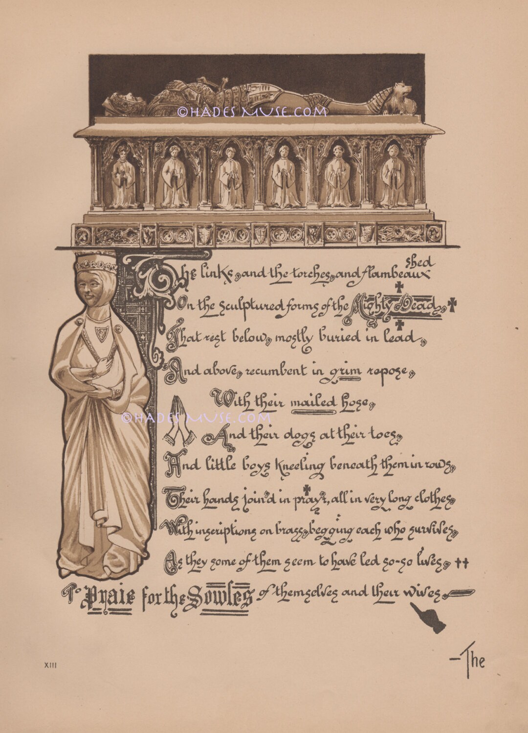 Grim Repose-death of A Knight-funeral-queen-tomb-grave-church-medieval ...