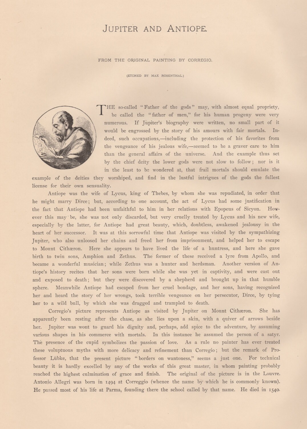 Jupiter & Antiope-nymph-cupid-satyr-passion of the Gods-lust-nude ...