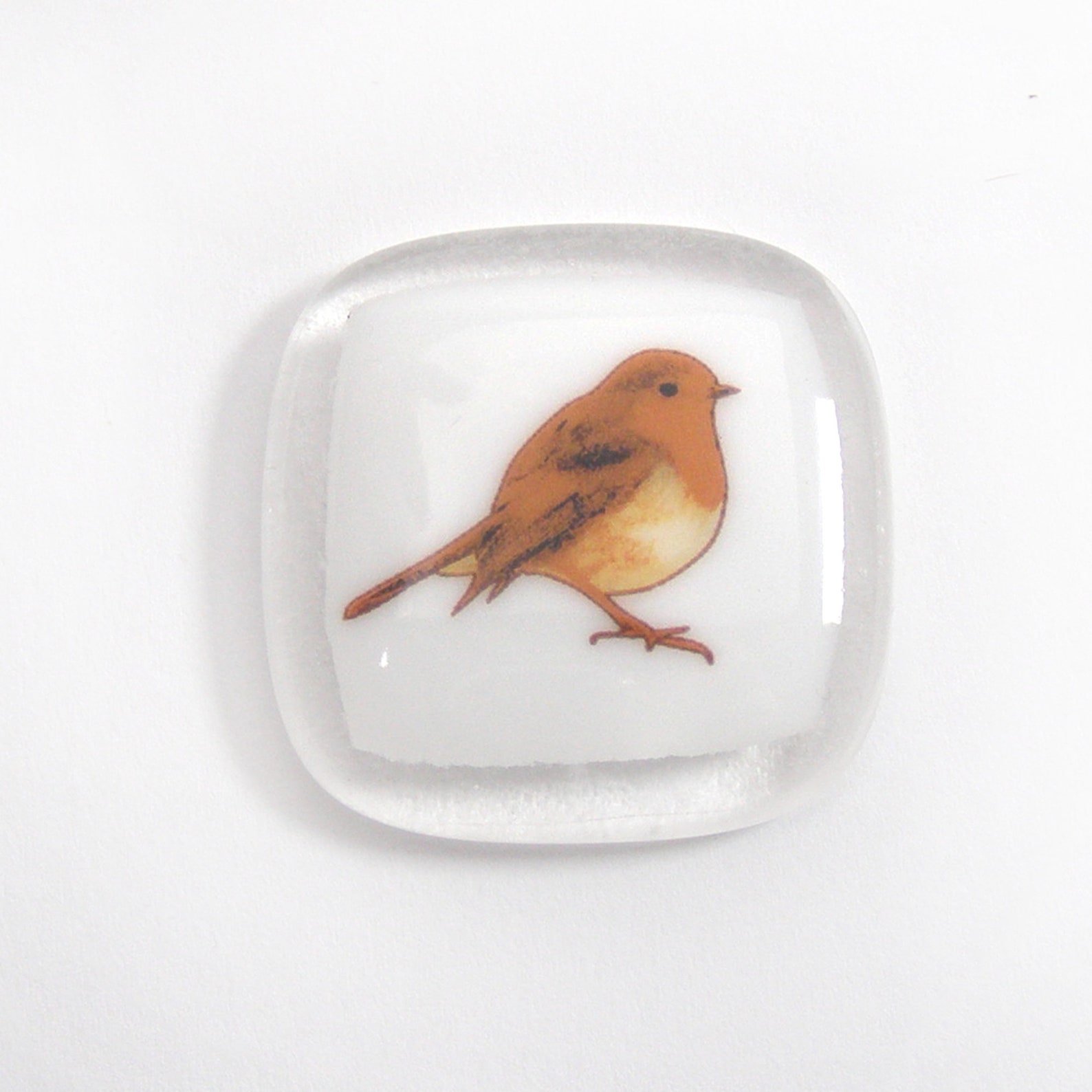 Pocket Robin Fused Glass NHS Key Worker Friendship Gift - Etsy UK