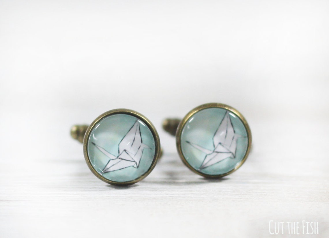 Origami Cuff Links - Mens Cuff Links - Cufflinks for Men - Mens ...