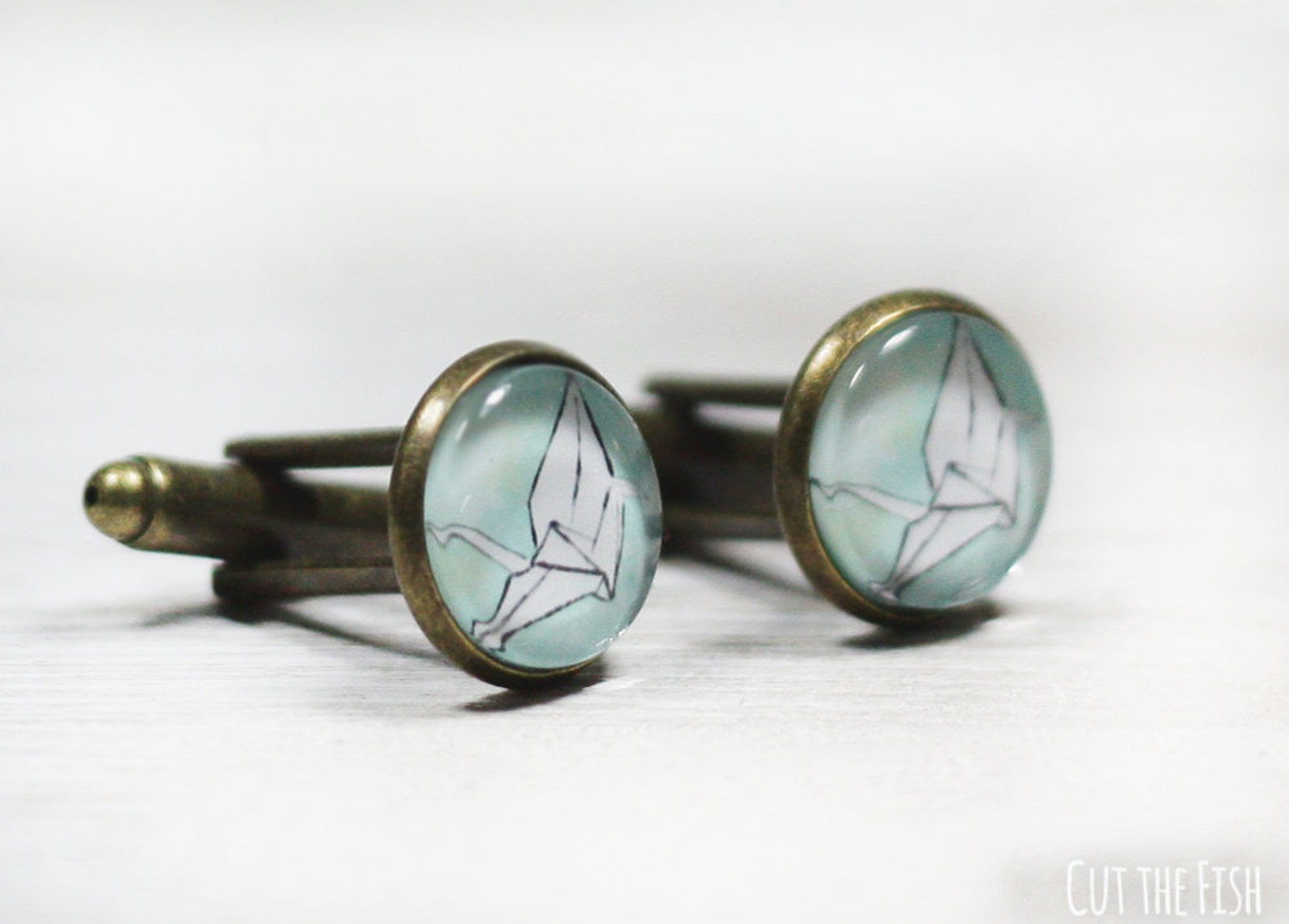 Origami Cuff Links - Mens Cuff Links - Cufflinks for Men - Mens ...