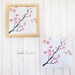 Sakura - Japanese Cherry Blossom Art Print (2 Different Sizes) - Pink ...