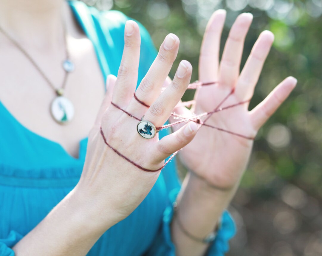Bird Ring - Adjustable Ring - Blue Ring - Rings Jewelry - Blue Bird ...