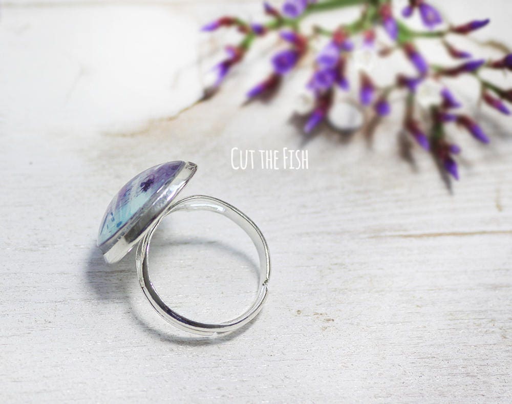 Raindrops Ring - Ring - Purple Ring - Rings Jewelry - Lilac Ring ...
