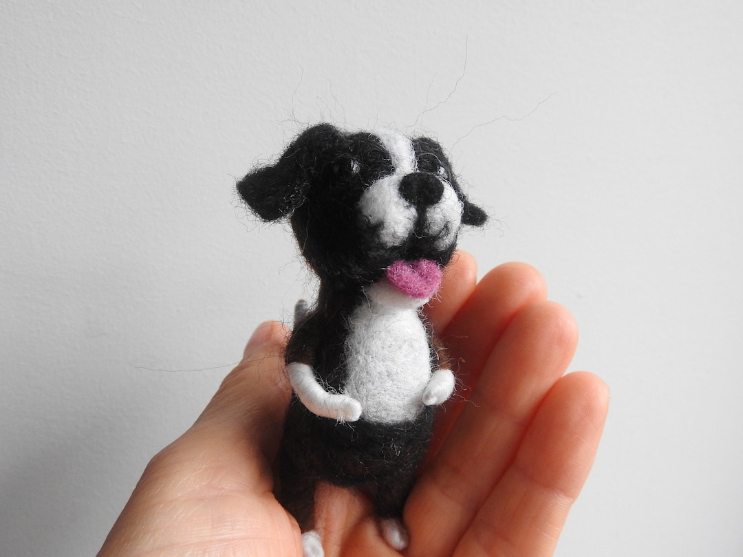 Custom Made Dog Figure, Personalized Dog Lover Gift, Felted Dog, Pet ...