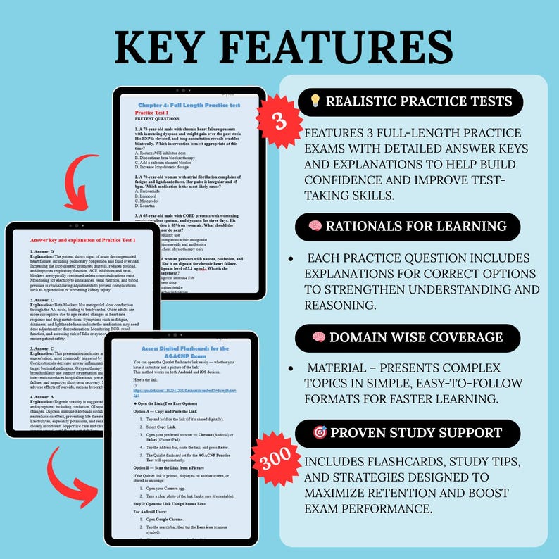 AGACNP Exam Prep Bundle 2026 | AGACNP Study Guide | Adult-gerontology ...