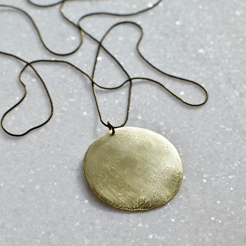 Brass Necklace - Etsy