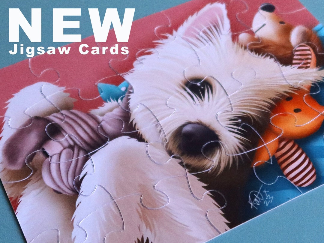 Playtime is Over... New-jigsaw Birthday Card. A5, Designed for Children ...