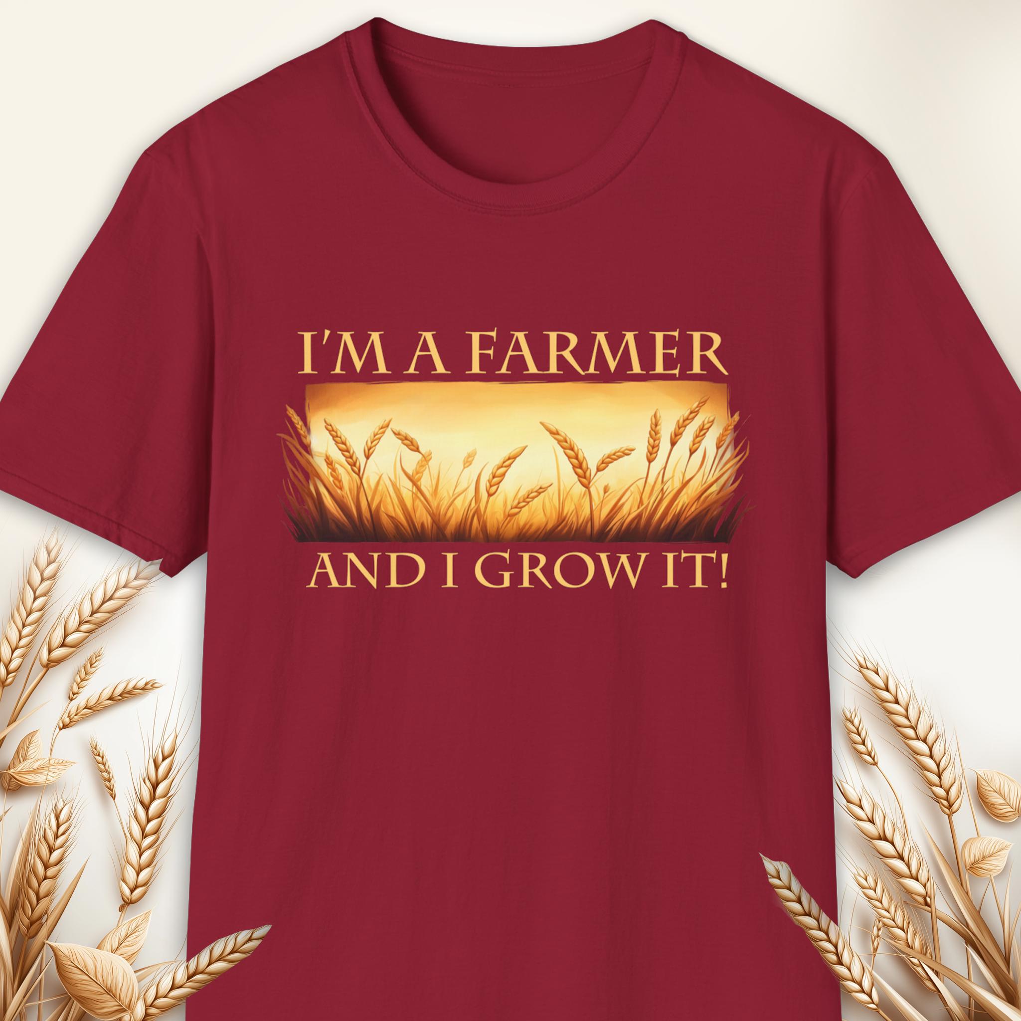 Farmer Nature Farming T-shirt, Agricultural Harvest Tee, Organic Wheat ...