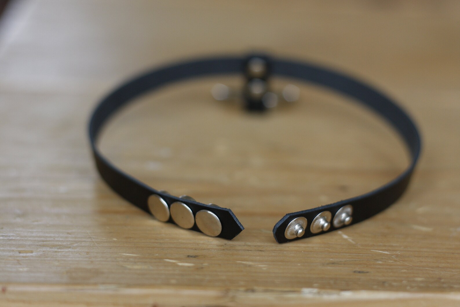 Black Leather Choker O Ring Choker Handmade Unique Choker - Etsy UK