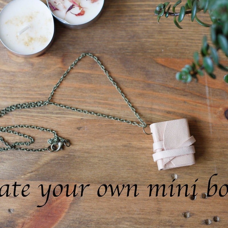 Book Page Necklace - Etsy