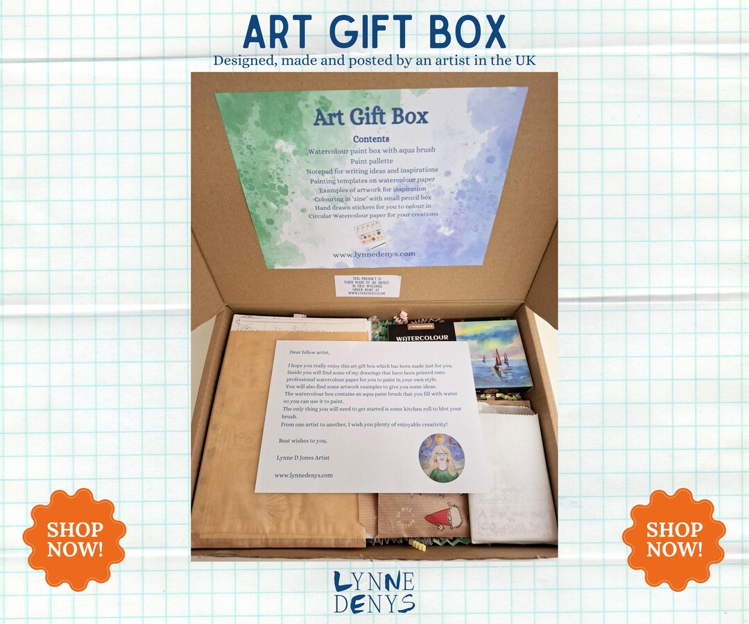 Art Box - Art Kit - Art Gift Set - Painting Set - Etsy