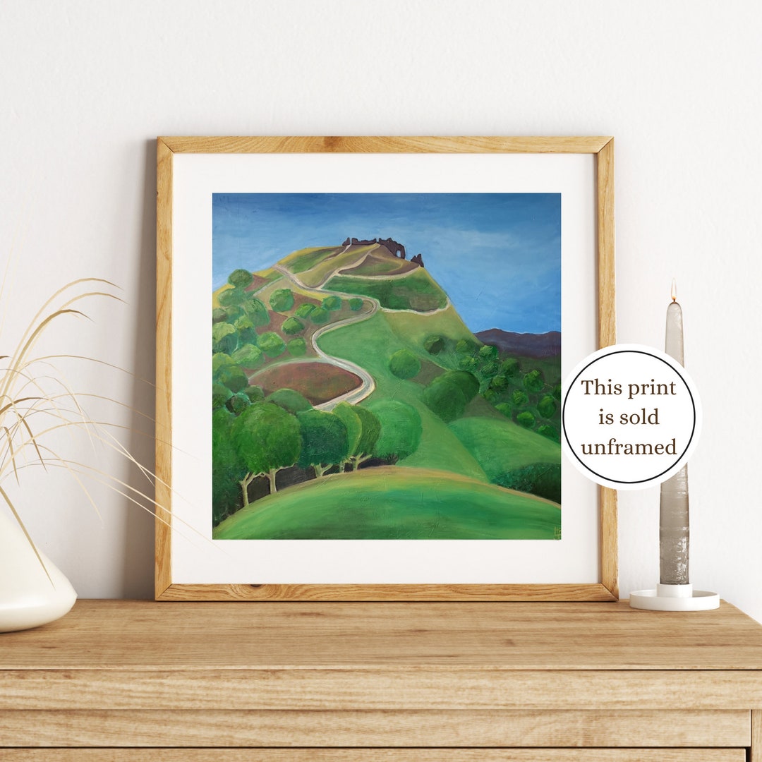 Mountain Print - Hill Walker Print - Hiker Gift - Mountain Decor ...