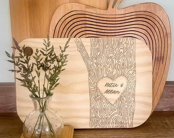 Tree Trunk Cutting Board - Etsy