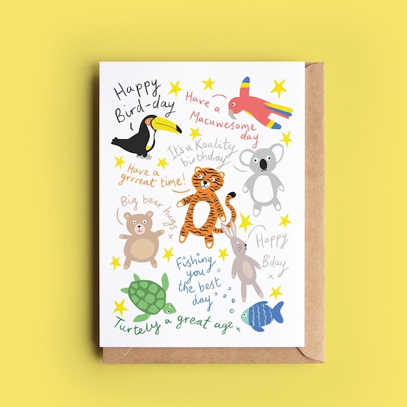 Zoo Animal Birthday Wishes Zoo Animal, Giraffe 3rd Birthday Card For