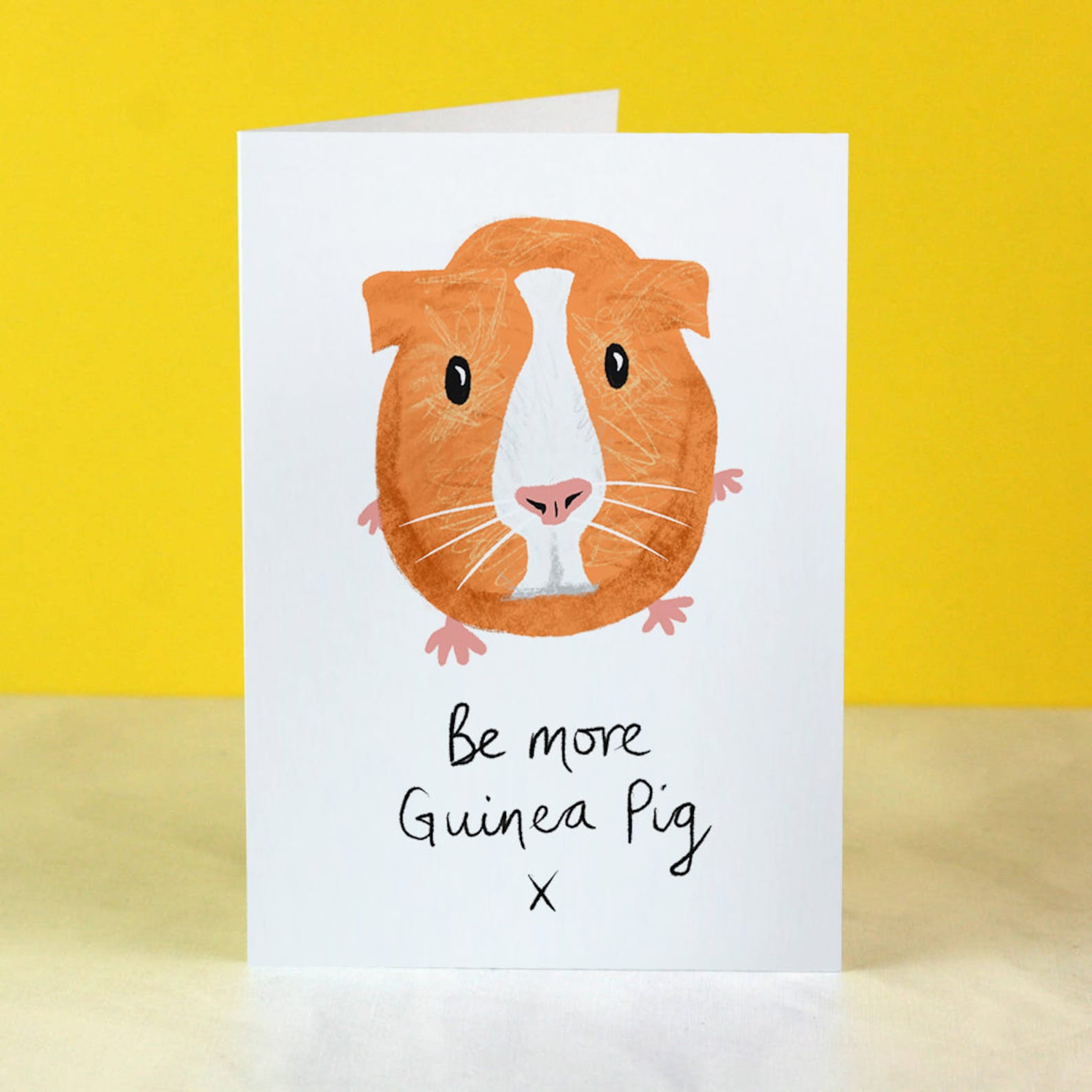 Guinea Pig Card With a Choice of 2 Quotes A Fun Quote Card - Etsy