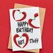 Hot Stuff Birthday Card Chilli Pepper Design happy Birthday Hot Stuff ...