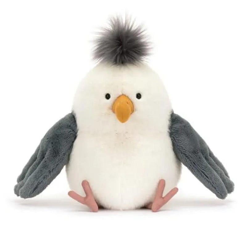 Jellycat Chip Seagull Stuffed Animal, 10 Inches (approx. 25.4 Cm ...