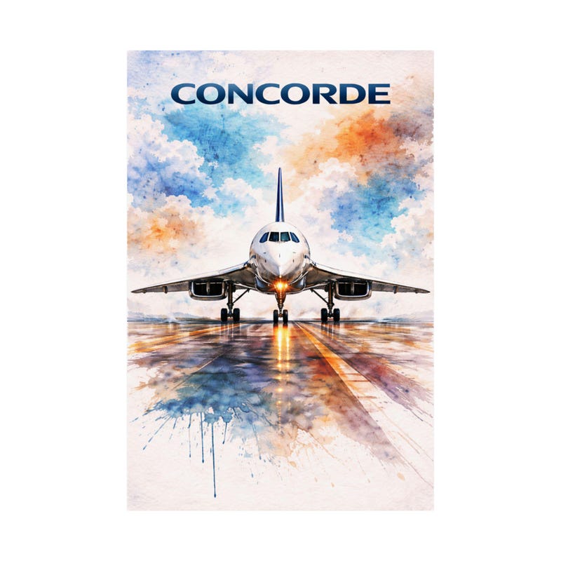 Concorde Poster - Etsy