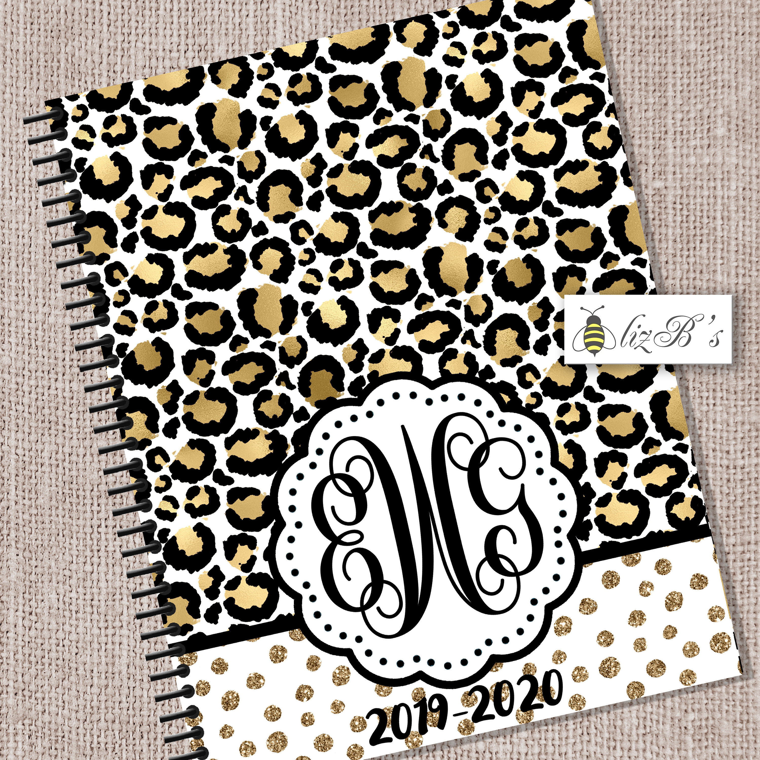 Leopard Print Teacher Planner//Animal Print Teacher Planner// | Etsy