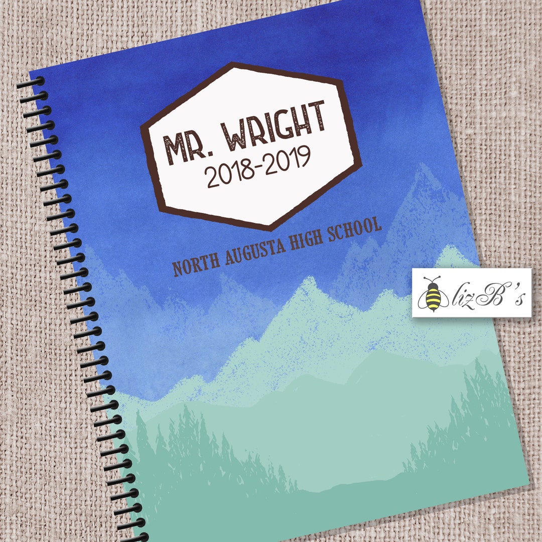 Mountain Planner //outdoors Daily Planner W/appointment Times// Student ...