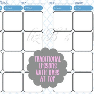 Fiesta Floral Teacher Planner// Navy and Hot Pink Teacher Planner ...