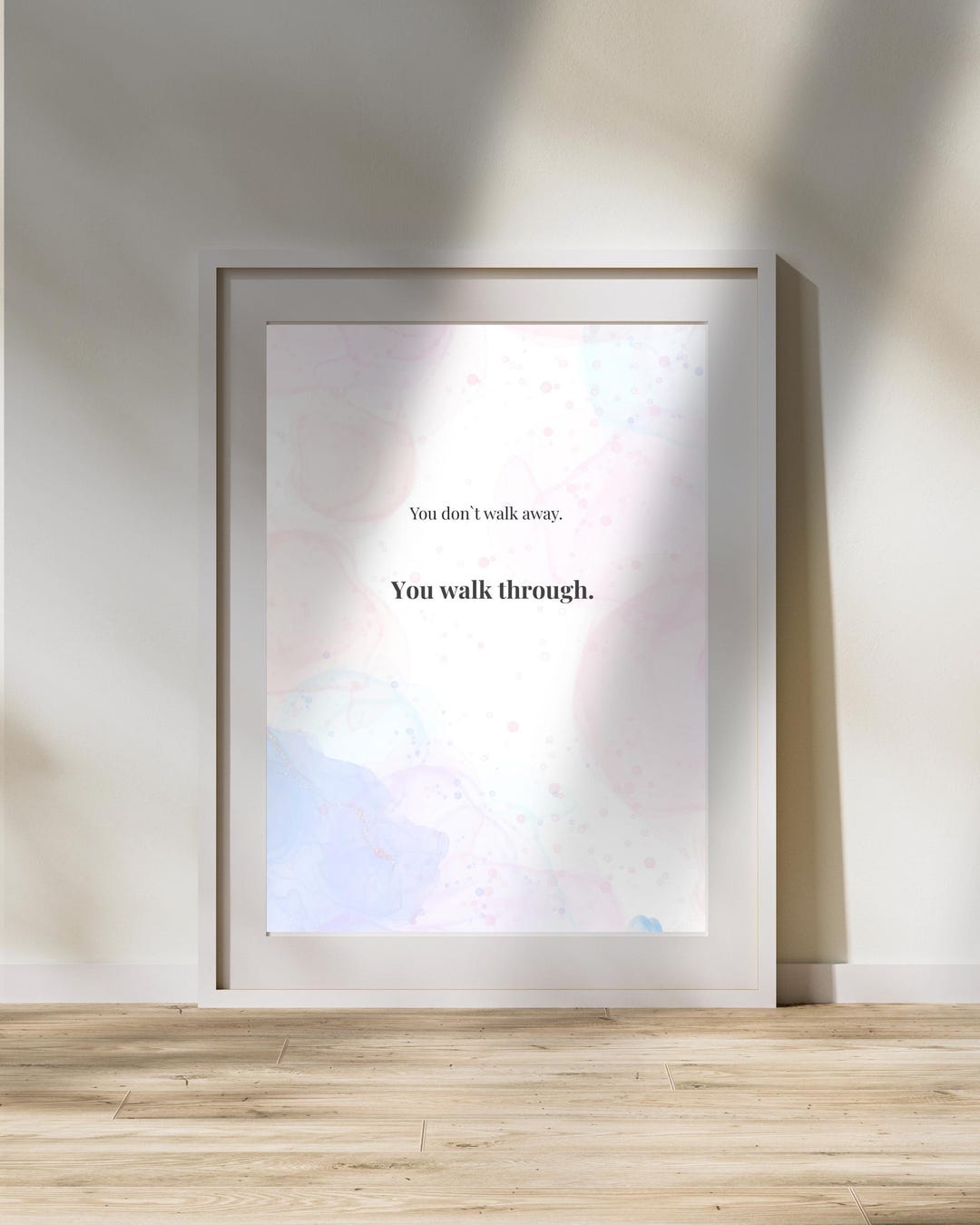 Minimal Quote Poster , Calm Wall Art, Modern Neutral Printable Art ...