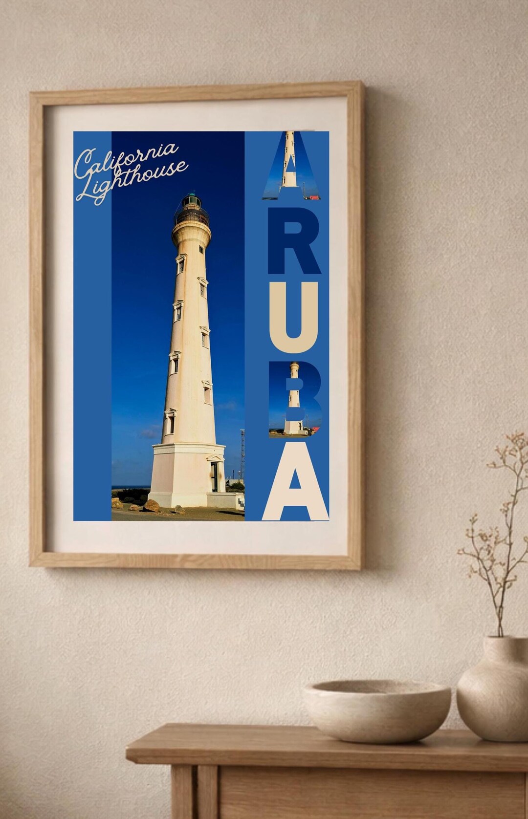 5 Pictures of Aruba Wall Art, Beach House Decor, Tropical Wall Art ...