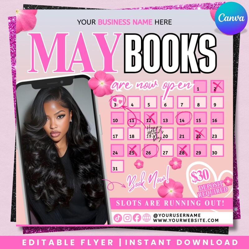 May Calendar - Etsy