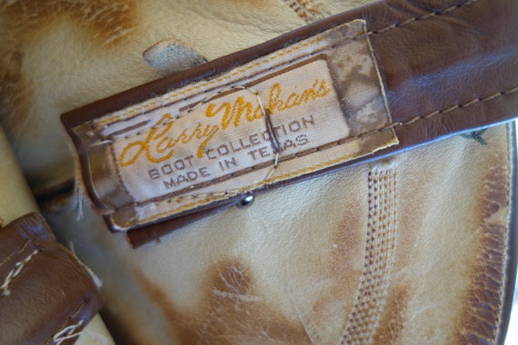 Vintage Larry Mahan's cowboy boots ostrich 11 D boot … - Gem