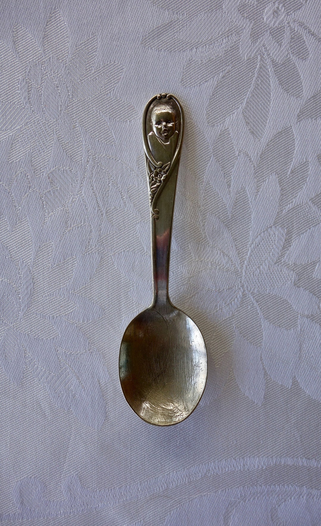 Vintage Winthrop Silver Plate Gerber Baby Spoon Child Toddler Short ...