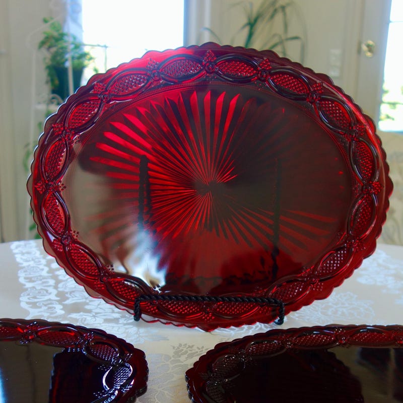 Cape Cod Glass Ruby - Etsy UK
