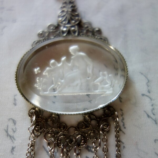 Intaglio Pendant - Etsy