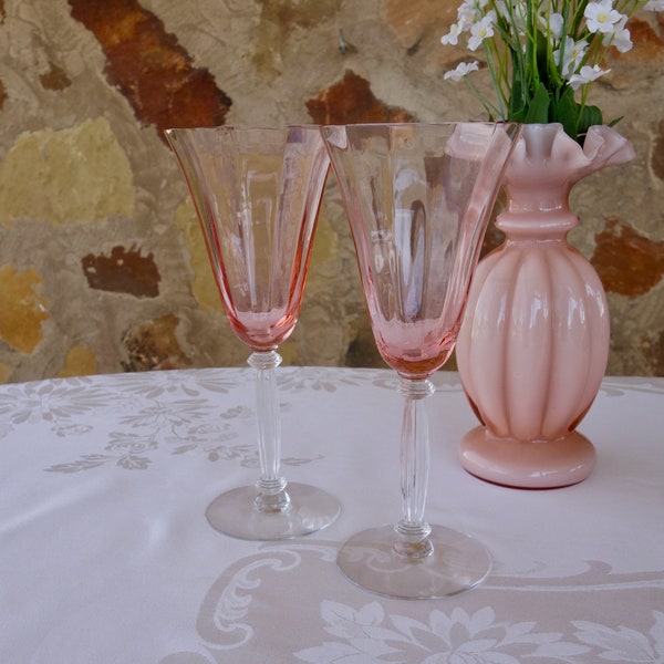 Pink Goblets - Etsy