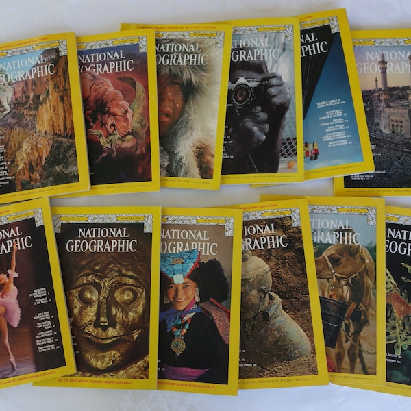 Old National Geographic Magazines - Etsy
