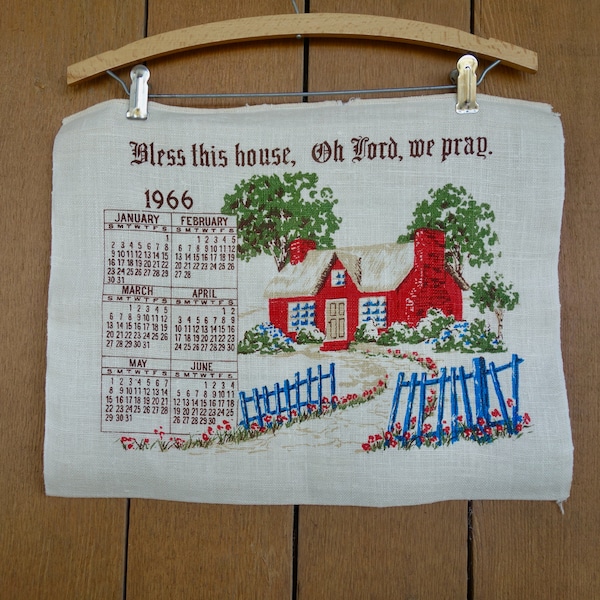 1966 Calendar - Etsy