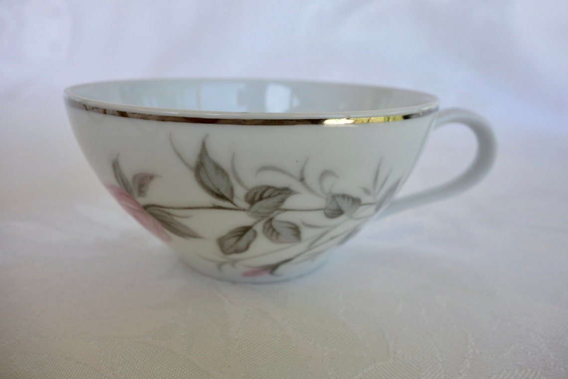 Cathy Rose Tea Cup and Saucer Made in Japan Royal Crest Pink - Etsy