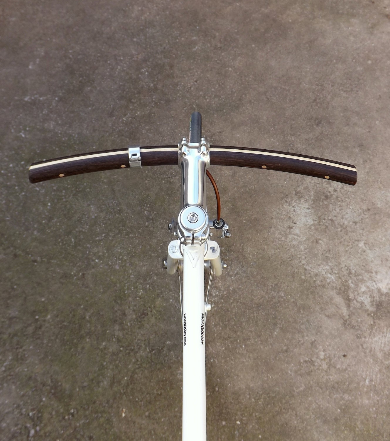Blackwood and Ash Wood Curved Bicycle Handlebar - Etsy