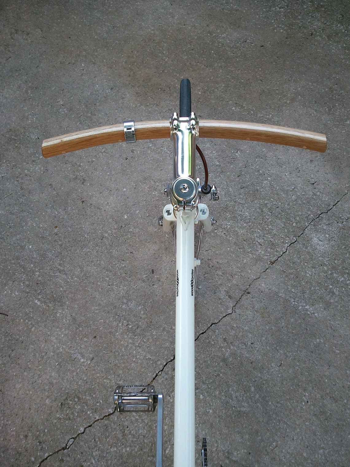 Oak and Ash Wood Curved Bicycle Handlebar - Etsy