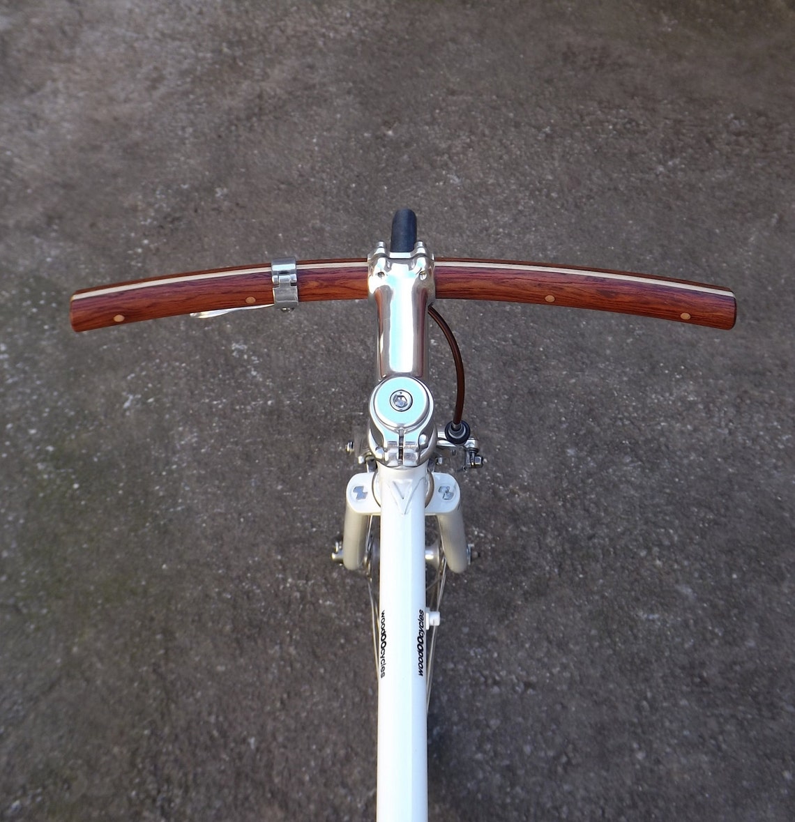 Bubinga and Ash Wood Curved Bicycle Handlebar - Etsy UK