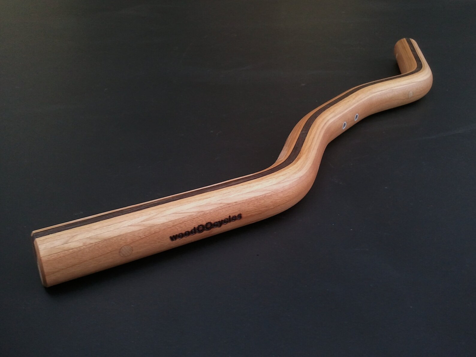 Cherry and Blackwood Moustache Bicycle Handlebar Wooden - Etsy