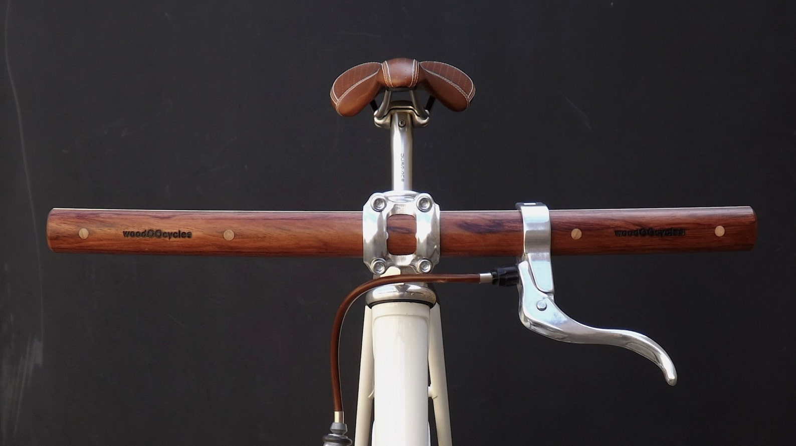 Bubinga and Ash Wood Curved Bicycle Handlebar - Etsy