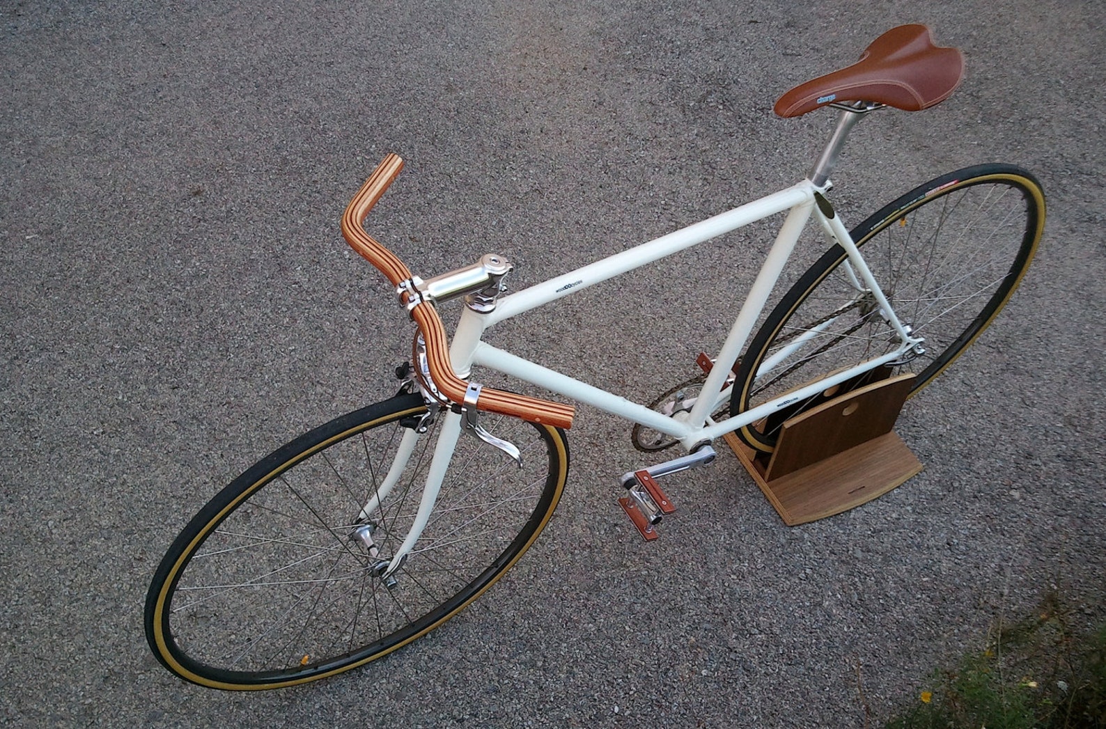 Laminated Wood Moustache Bicycle Handlebar Bubinga Oak and | Etsy