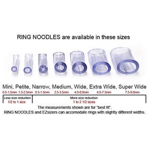 RING NOODLE (6 Pack) - Ring Size Reducer, Ring Guard, Ring Size ...