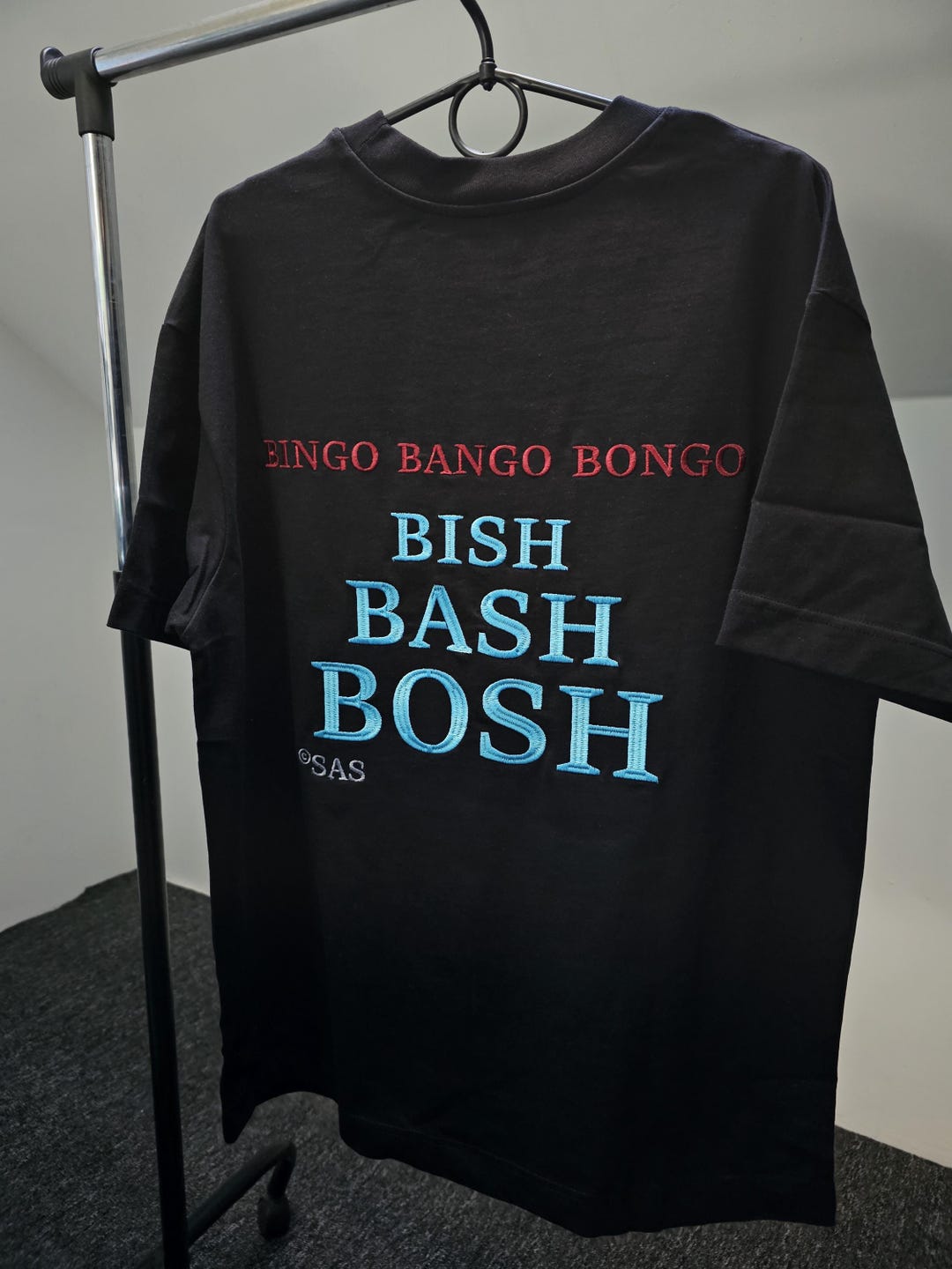Full Big Embroidery Bish Bash Bosh T-shirt, Hoodie - FPS CS2 Gamer ...