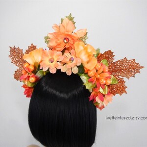 FOREST NYMPH Floral Headpiece Floral Headdress Hand Crafted Floral ...