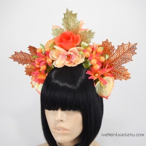 FOREST NYMPH Floral Headpiece Floral Headdress Hand Crafted Floral ...