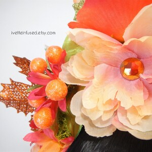 FOREST NYMPH Floral Headpiece Floral Headdress Hand Crafted Floral ...